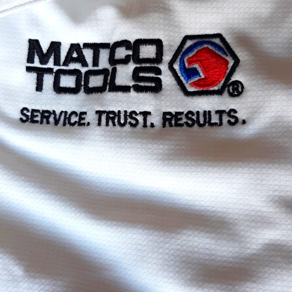 Shirts | Matco Tools Cool Dry Xl White Polo Shirt | Poshmark